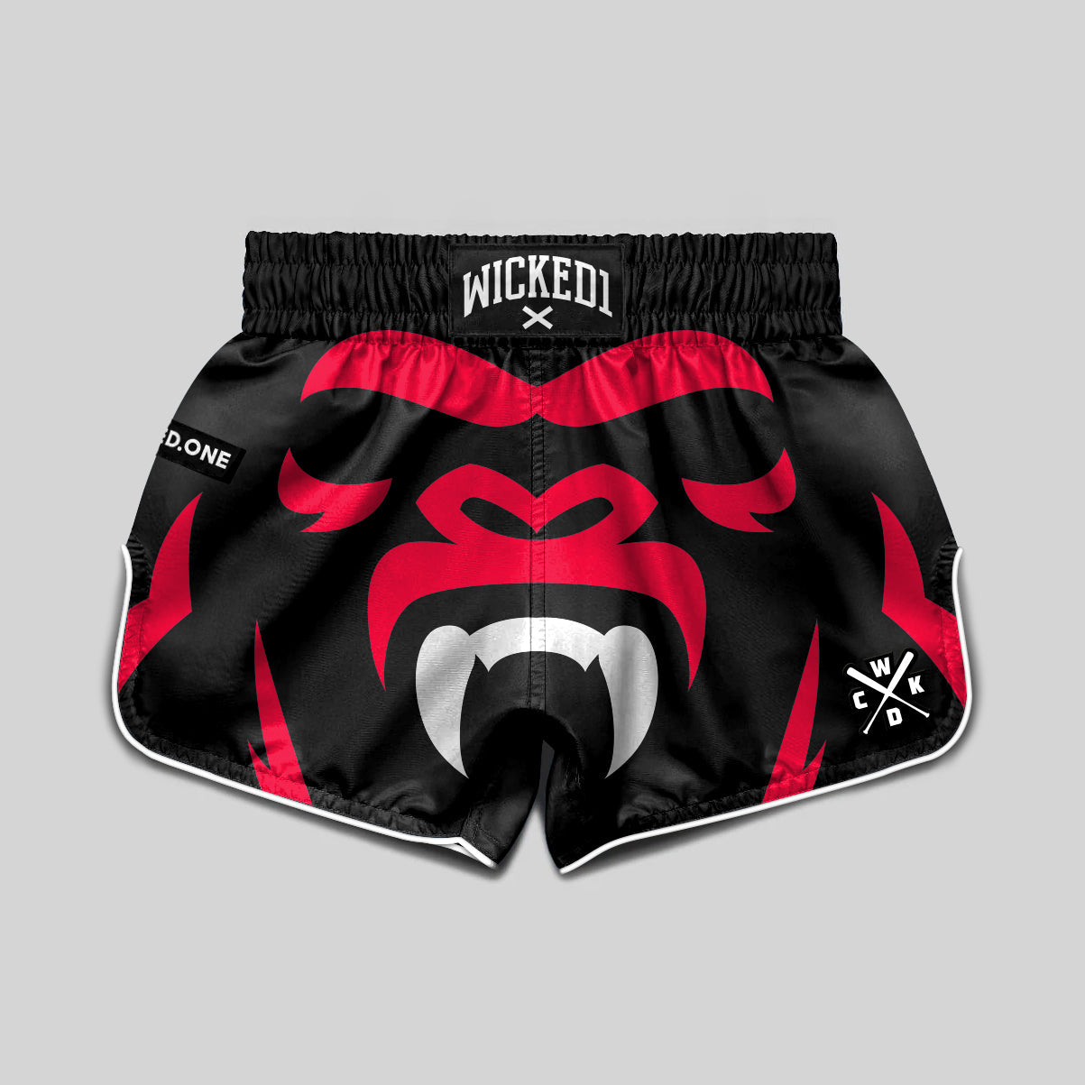 MUAY THAI SHORT GORILLA BLACK